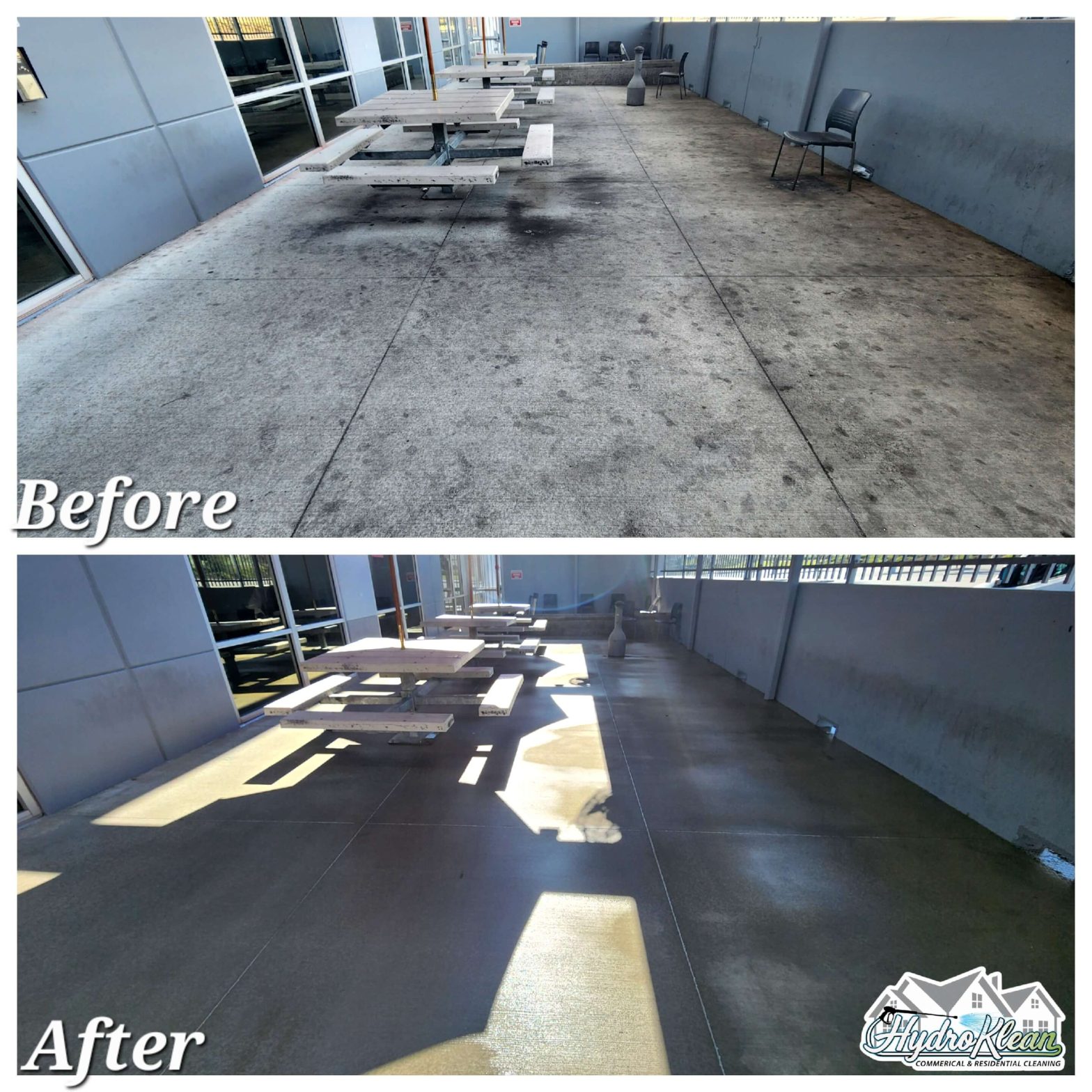 Concrete Washing - Hydro Klean